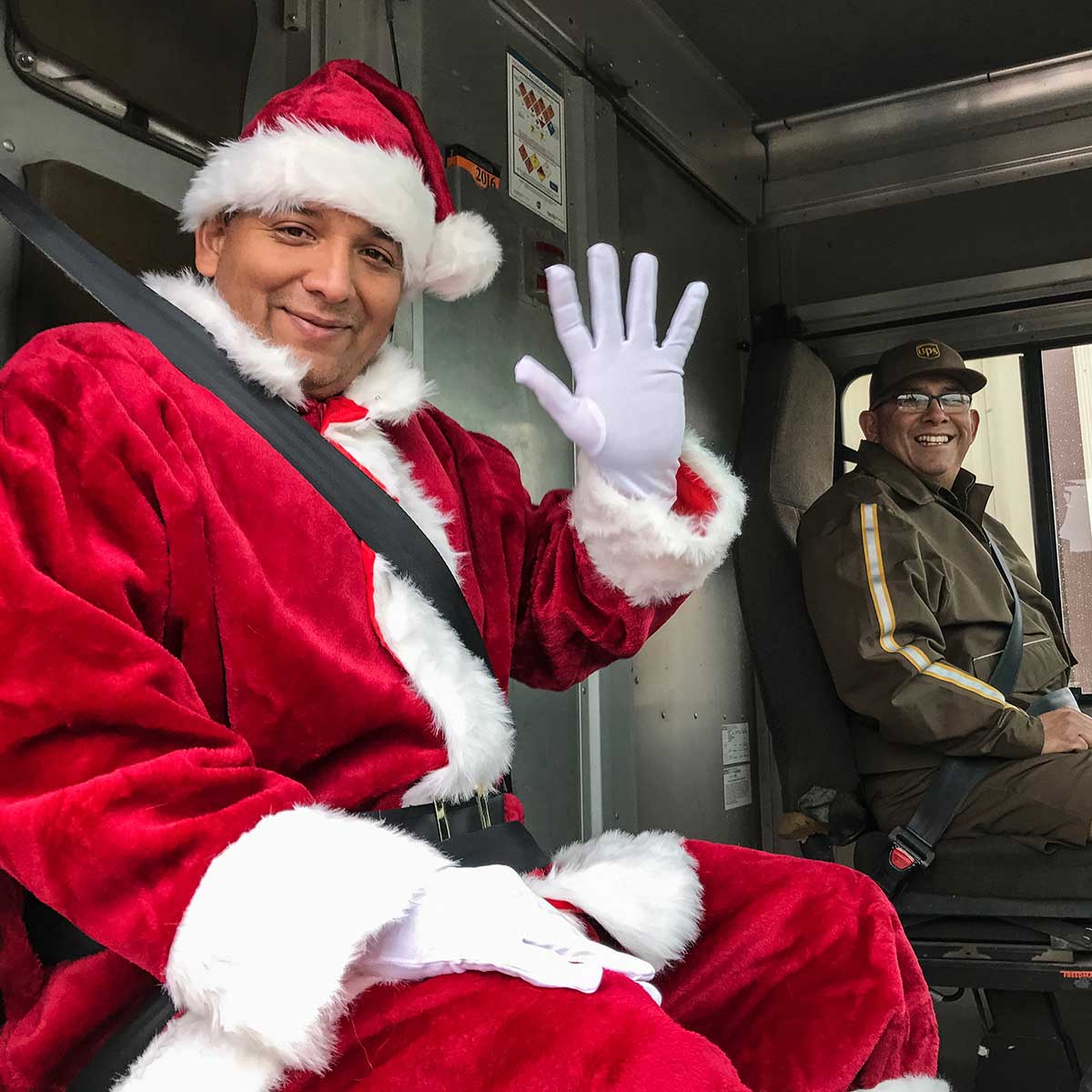 Ups Driver Santa Claus