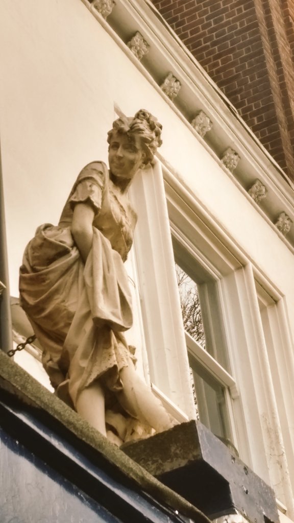 Gorgeous little victorian strumpet hitching up her skirts on hampstead ...