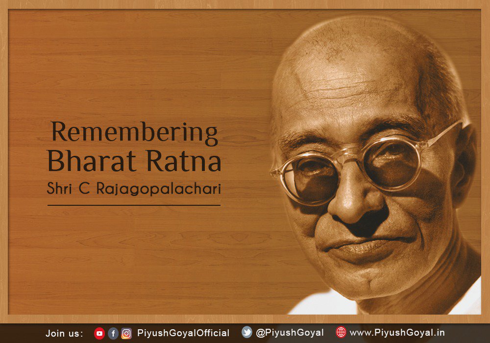 Nation pays tribute to shri c. rajagopalachari – india’s independence ...