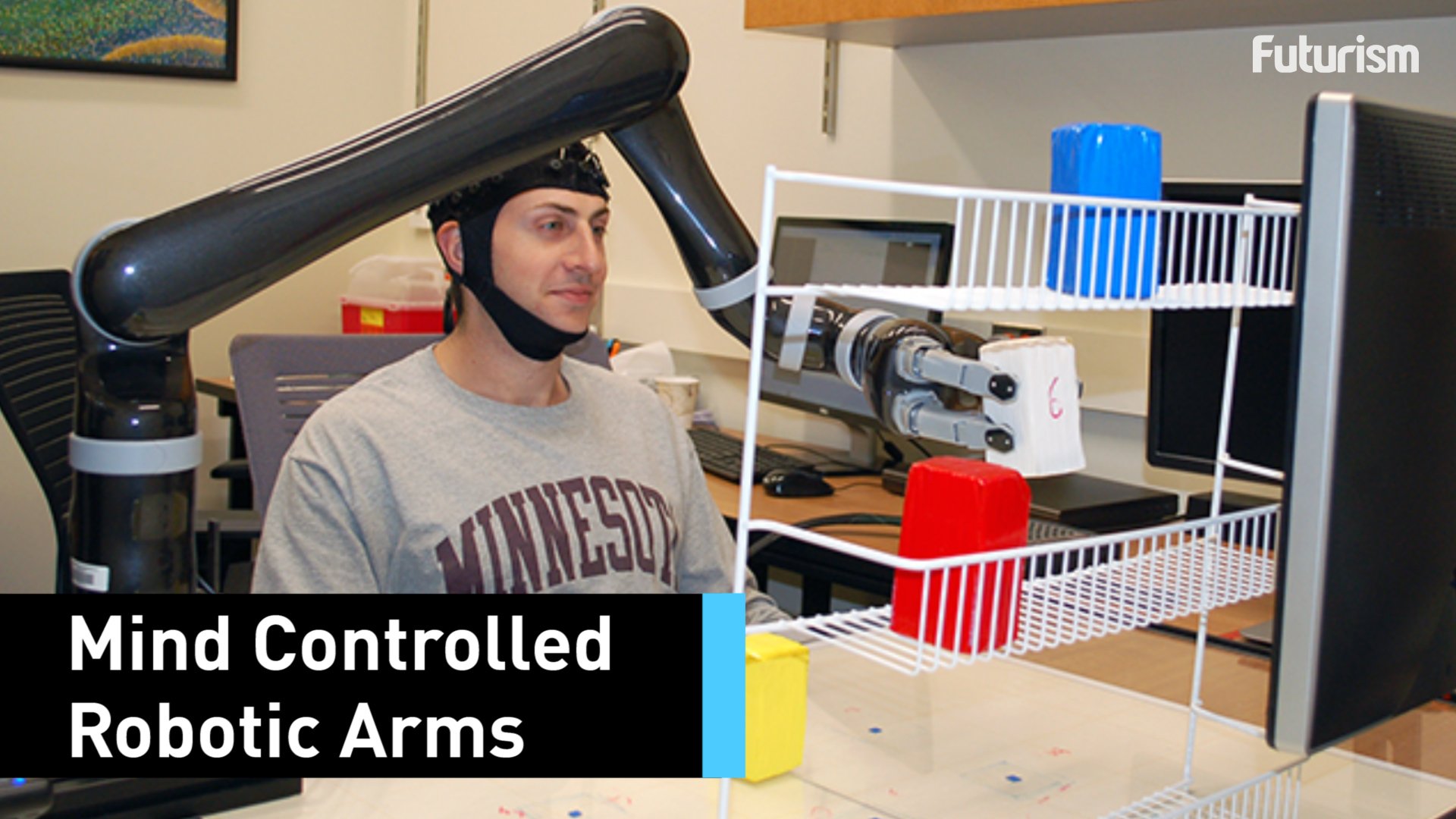 Futurism on Twitter: "Mind over matter: This robotic arm can be controlled with your mind. https ...