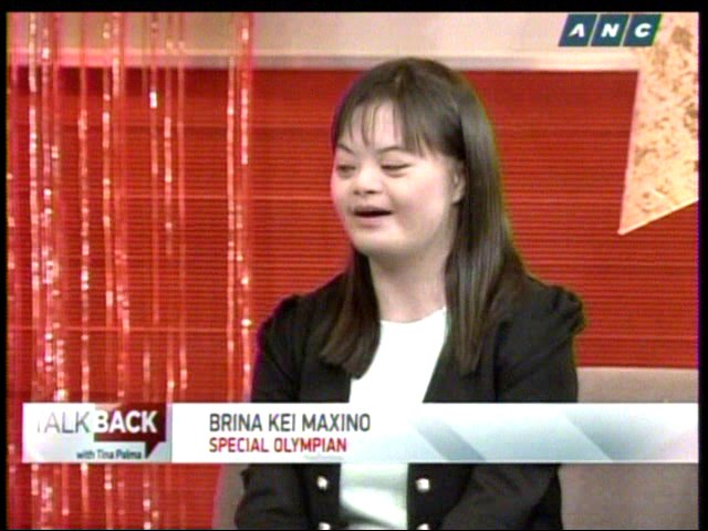 Special Olympian Brina Kei Maxino: I was taught that having a good ...