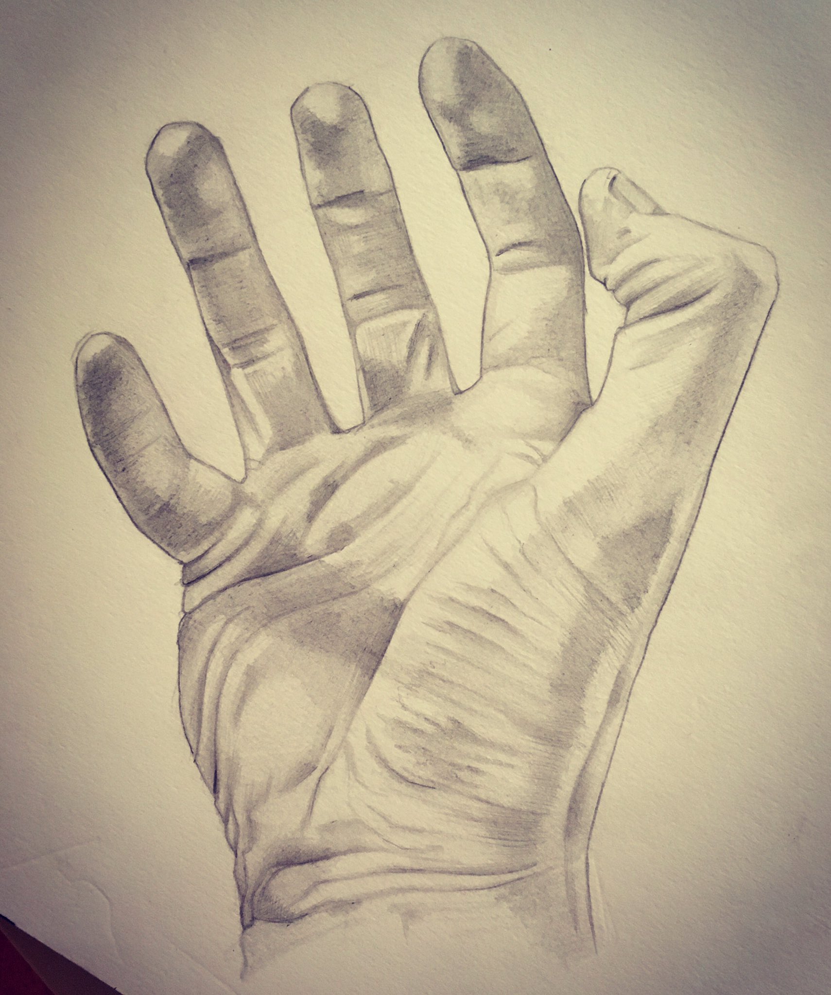 Observational Drawing Hands