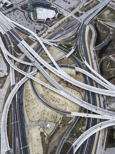The newly completed Spaghetti Junction in Louisville, KY : r/pics