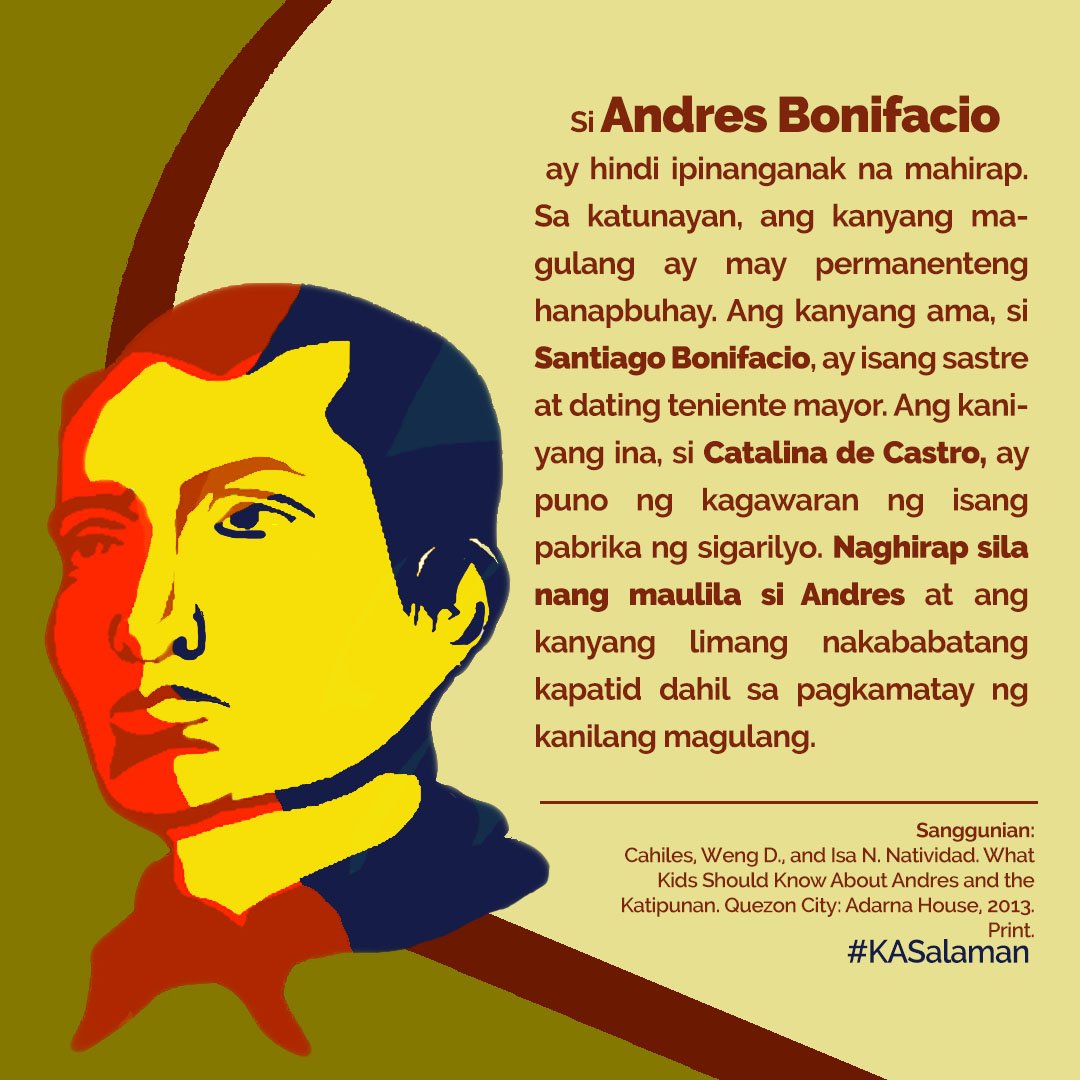 Ang Dapat Mabatid Ng Mga Tagalog Ni Andres Bonifacio, 54% OFF