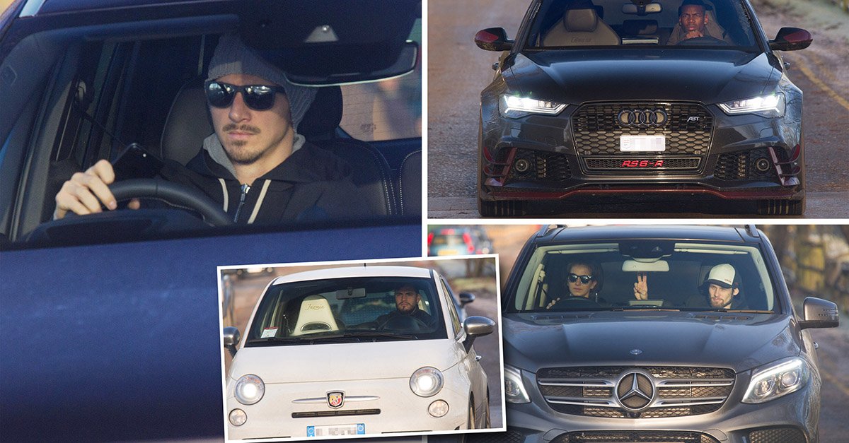 Zlatan's Swedish wheels, Pogba arrives in style & the humble Fiat among ...