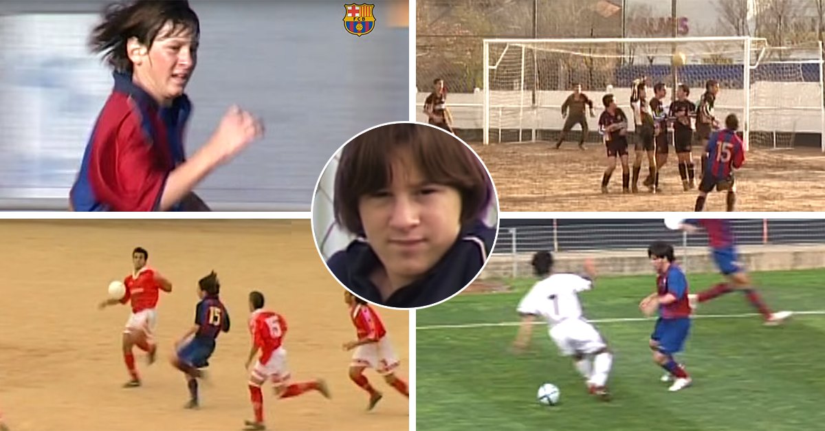 Lionel Messi: Barcelona release unseen footage of a young Lionel Messi ...