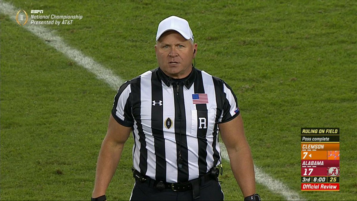 Fascinating stuff from NCAA official Mike DeFee on . Wears 2X, has ...