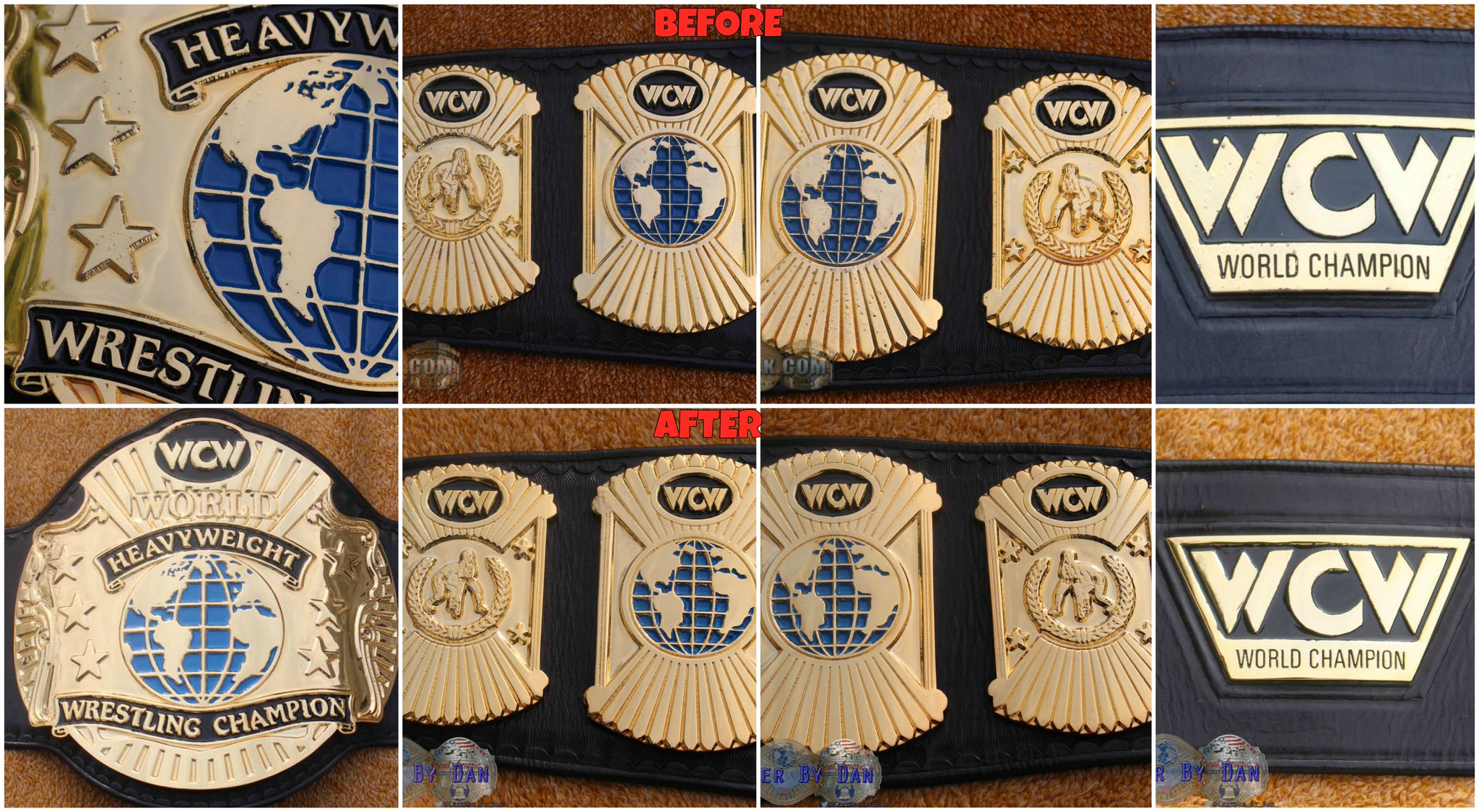 Reggie Parks Wrestling Belts