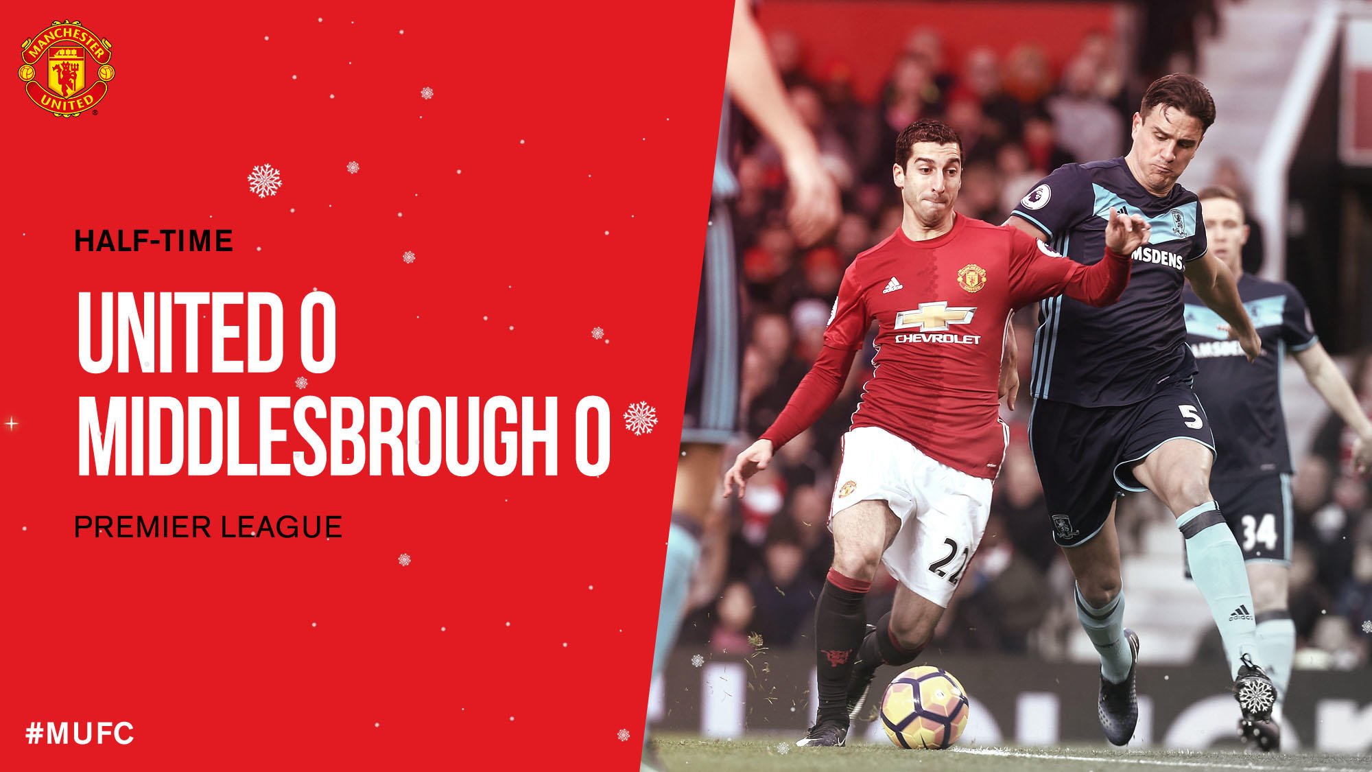 [EPL] 19R 맨체스터 유나이티드 v 미들즈브러, 선발 라인업 : 클리앙