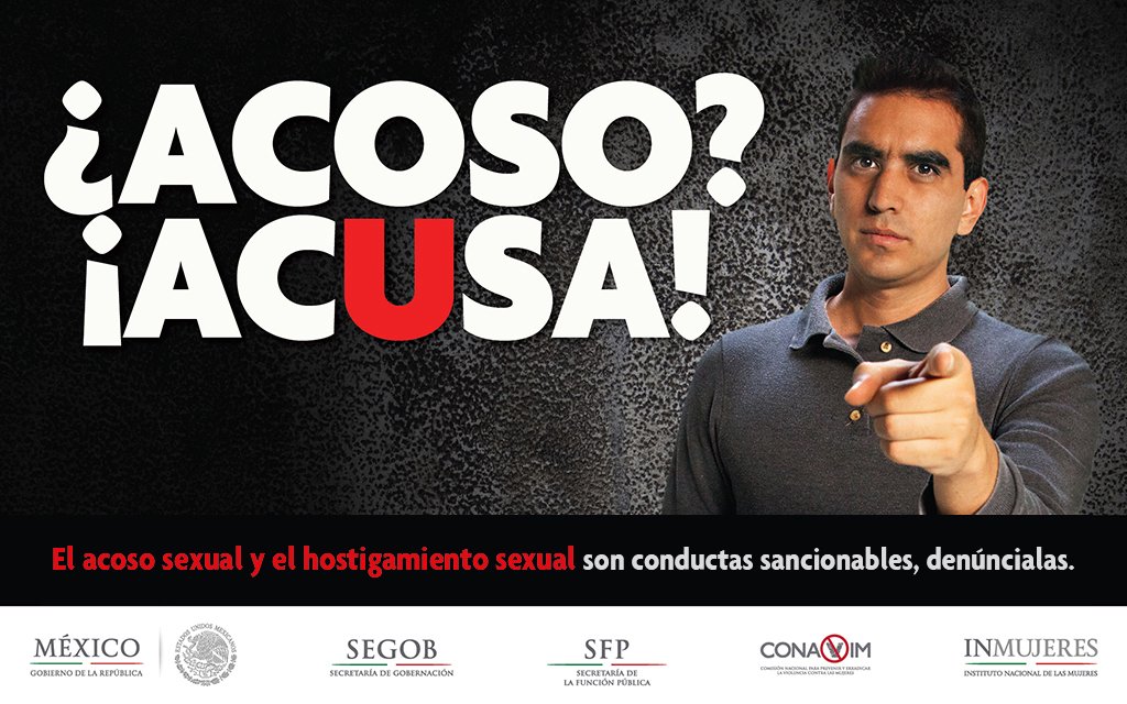 ¿acoso ¡acusa Campaña De Prevención Atención Y Sanción Del