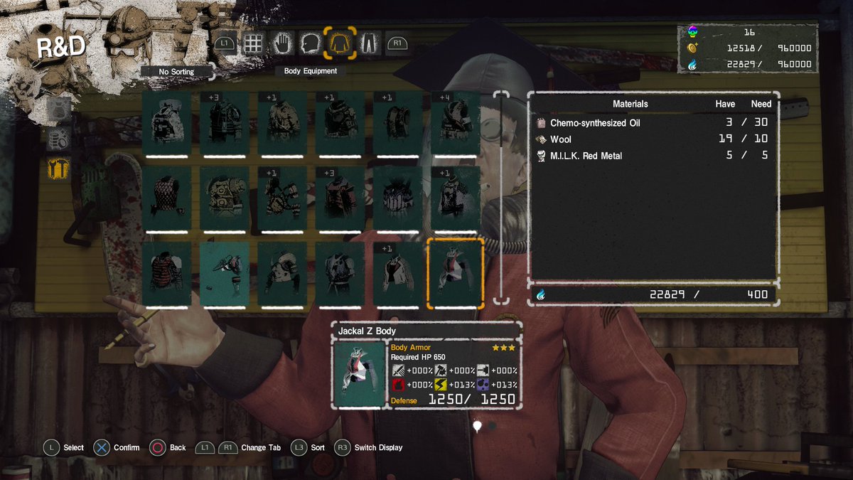 Jackal hunt results. (most blueprints) : r/LetItDie