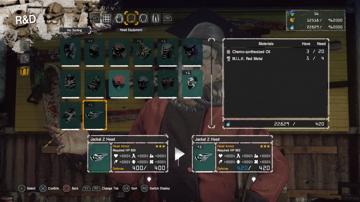 Jackal hunt results. (most blueprints) : r/LetItDie