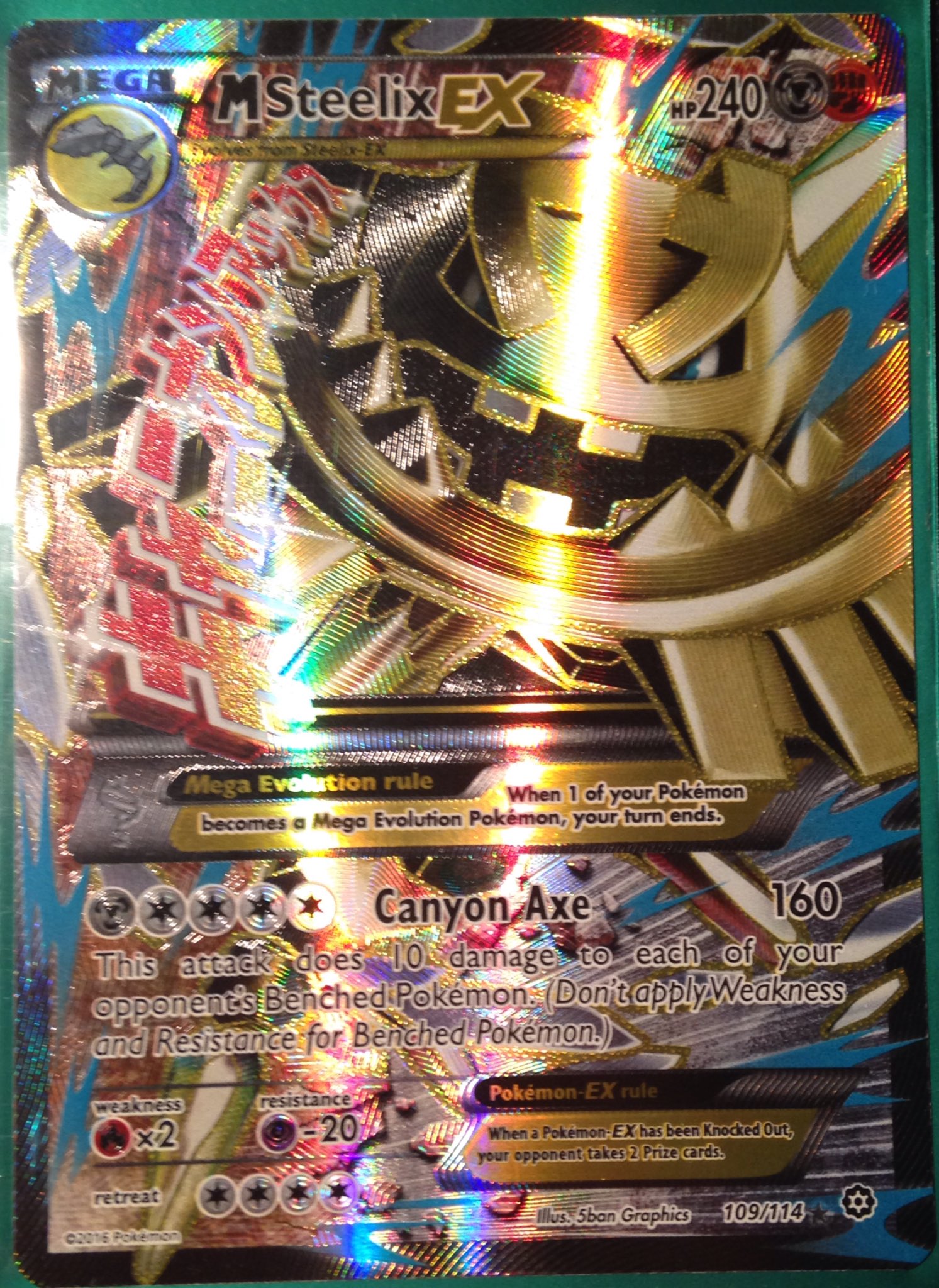 Pokemon Mega Steelix Card