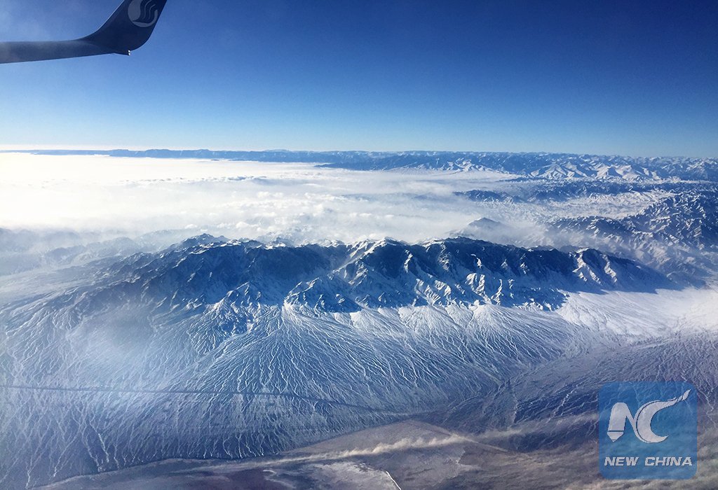 Mysterious and incredible! Aerial photos of snow-covered Xinjiang ...