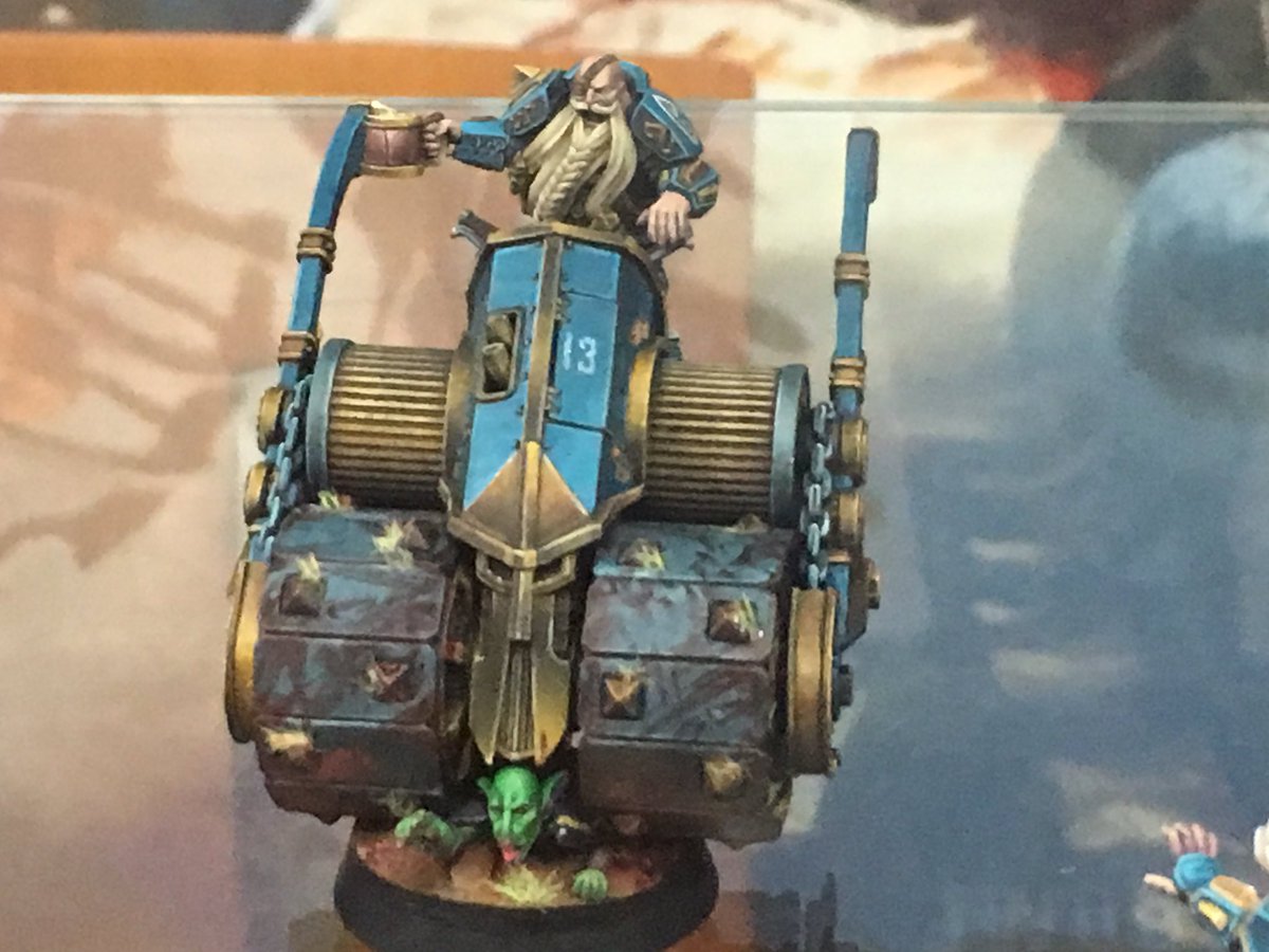 Dwarf Deathroller at WHW Open (from Greg Dann, @ChildofFang) : r/bloodbowl
