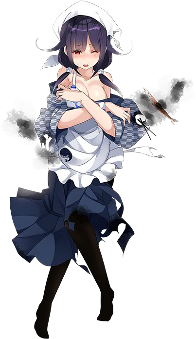 艦これ中破絵bot On Twitter 潜水母艦、大鯨です。潜水艦隊旗艦機能と補給物資や水上偵察機を装備して、潜水艦作戦を支援します
