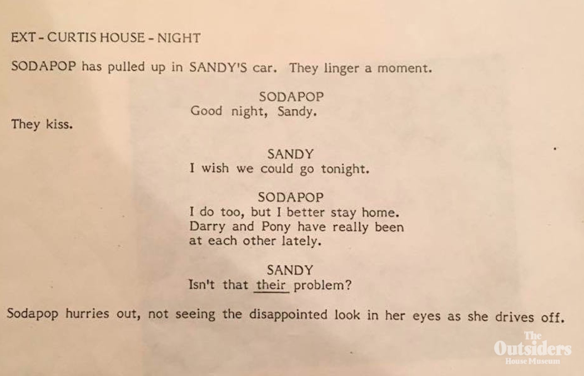 Sandy From The Outsiders