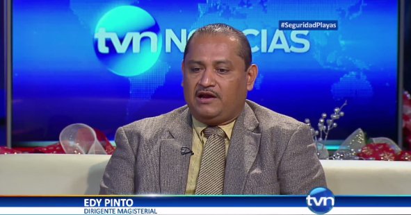 Vea entrevista con dirigente magisterial Edy Pinto en | TVN Noticias ...
