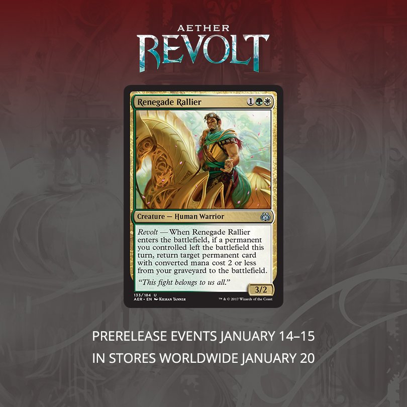 [Spoiler] [AER] Renegade Rallier : r/spikes