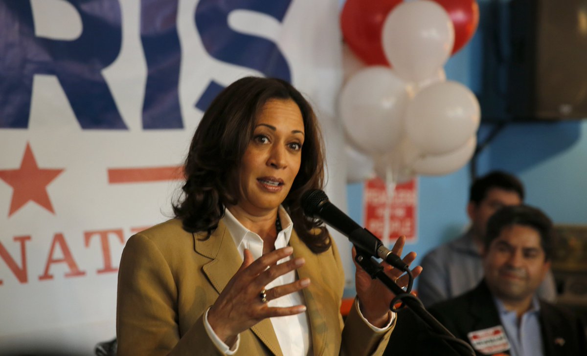 Watch: Kamala Harris is sworn in as the first Indian American senator ...