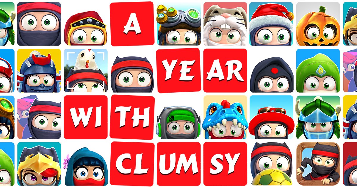 Clumsy Ninja Logo