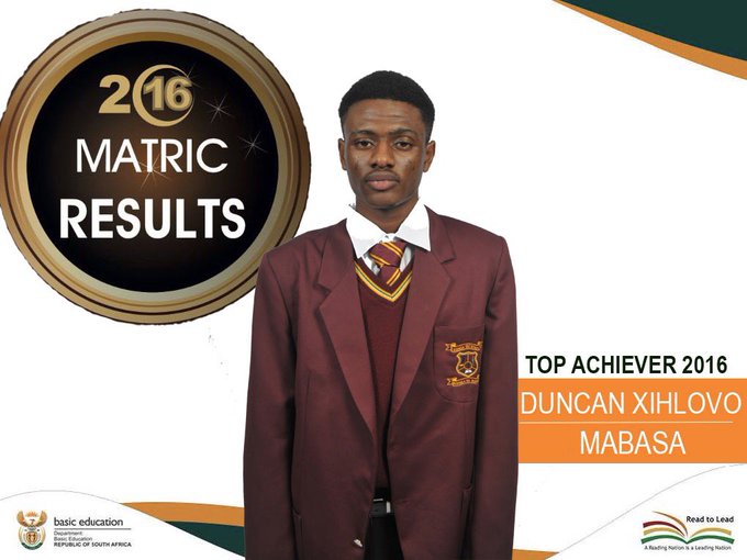 Top 2016 Matrics honoured (News: 05 Jan 2017)