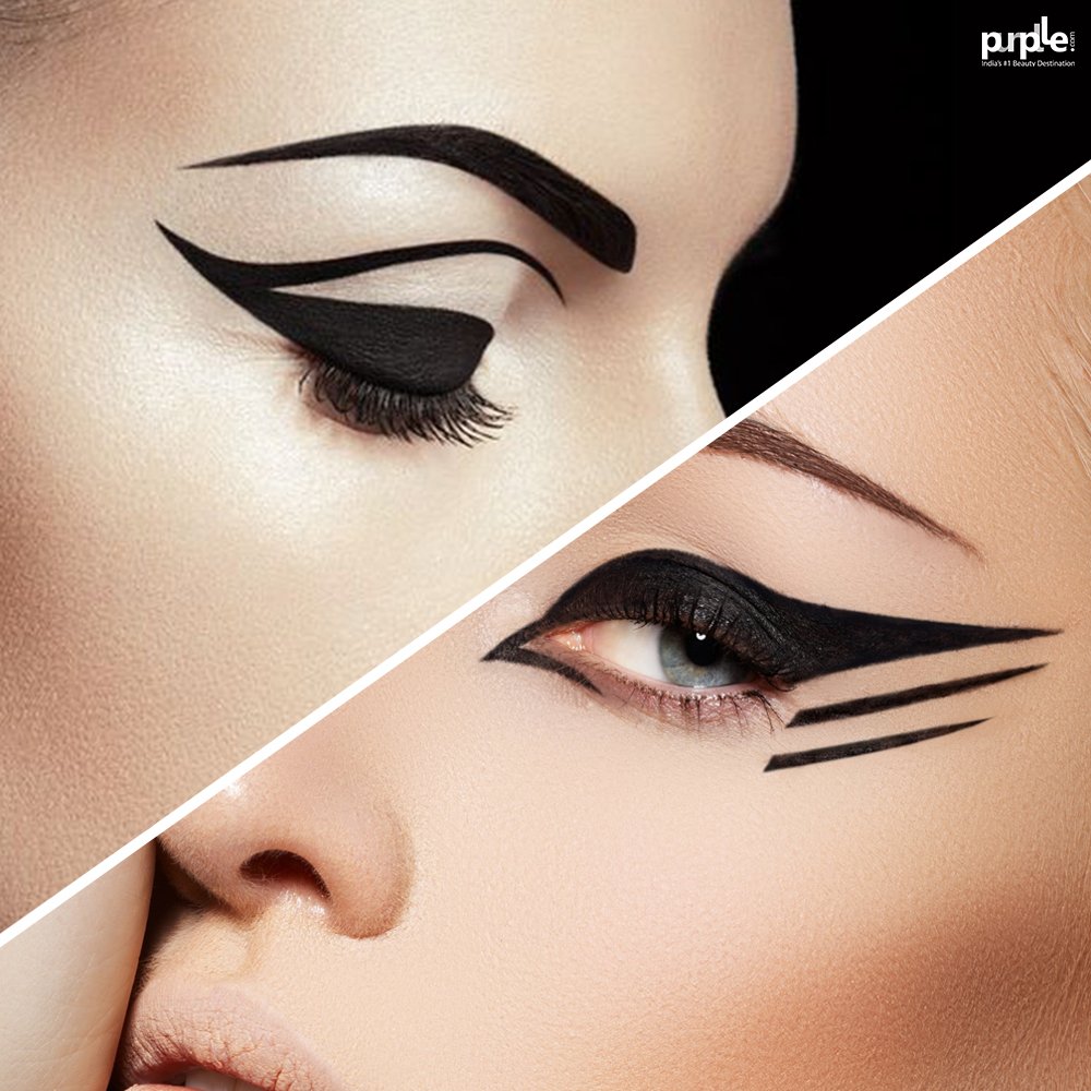 Dramatic Winged Eyeliner