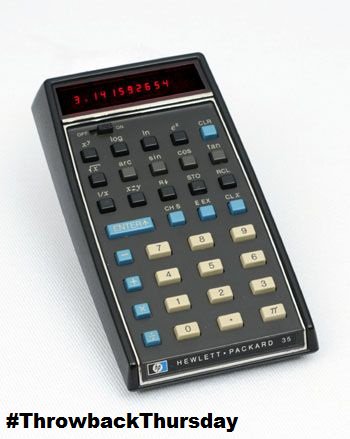 The First Handheld Calculator Invented