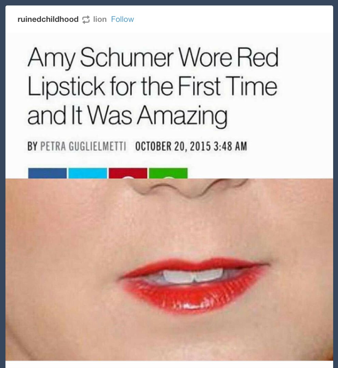 Small Lip Memes Crazy To Think That 3 Words Could Do So Much Damage To