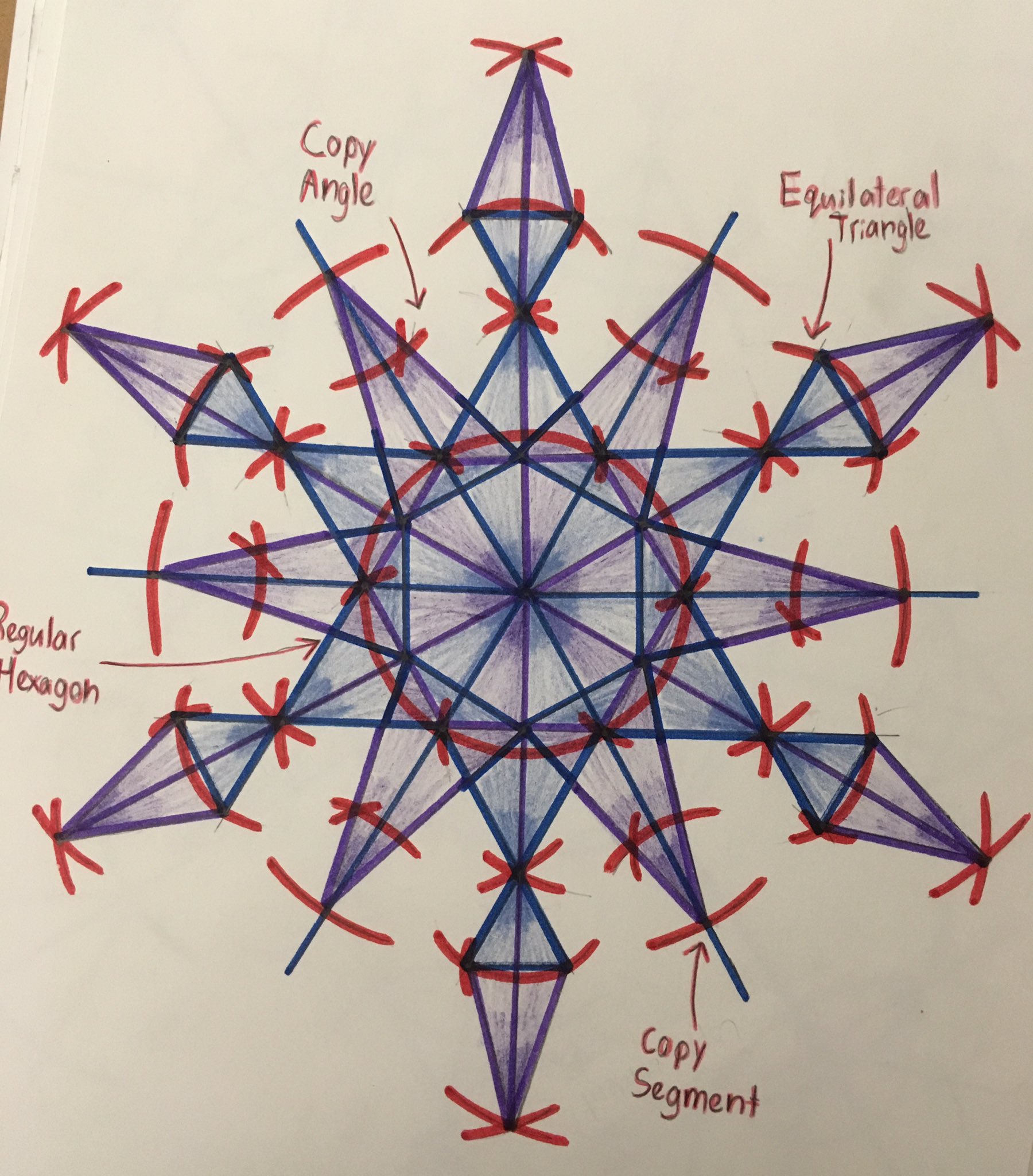 Geometric Construction Projects Examples Geometry Project Geometry