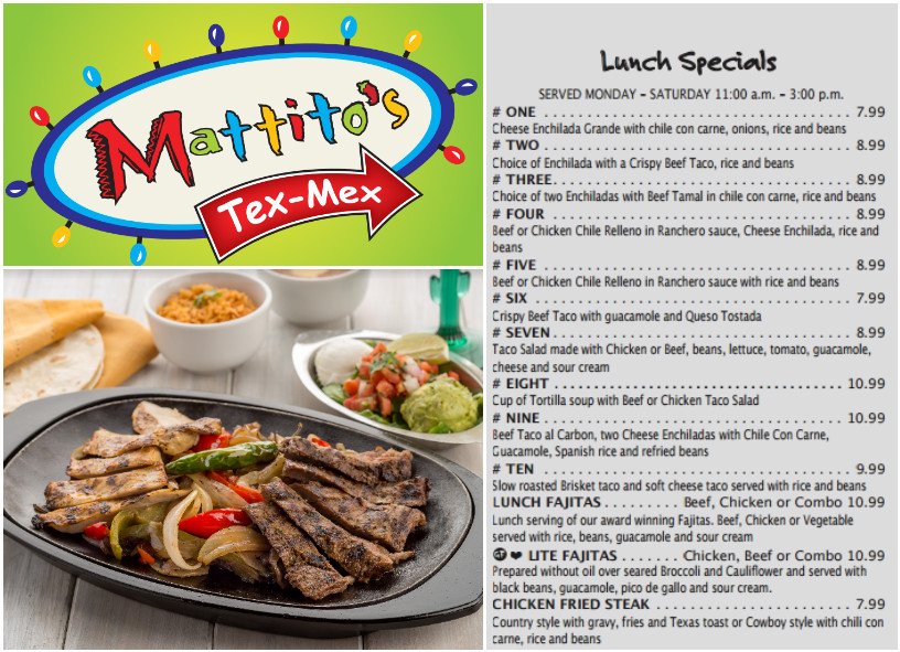Mattito's Tex-Mex (@MattitosTexMex) | Twitter