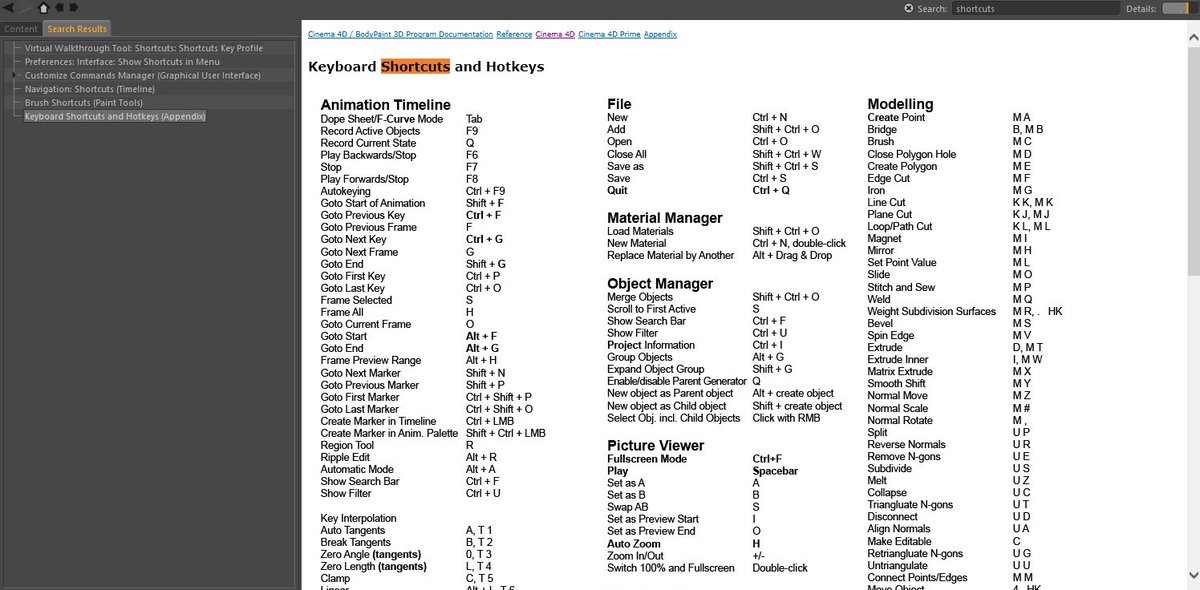 Keyboard Shortcuts Hd