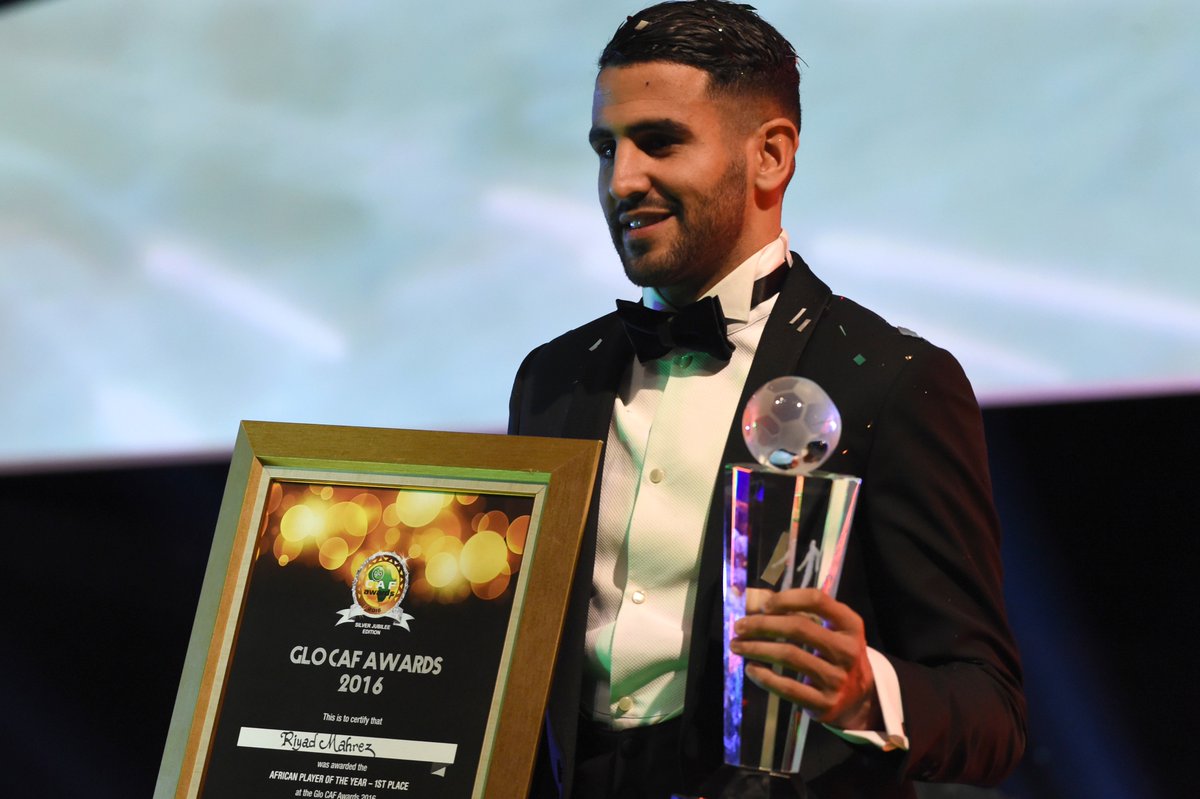 Leicester star Riyad Mahrez named 2016 African player of the year ...