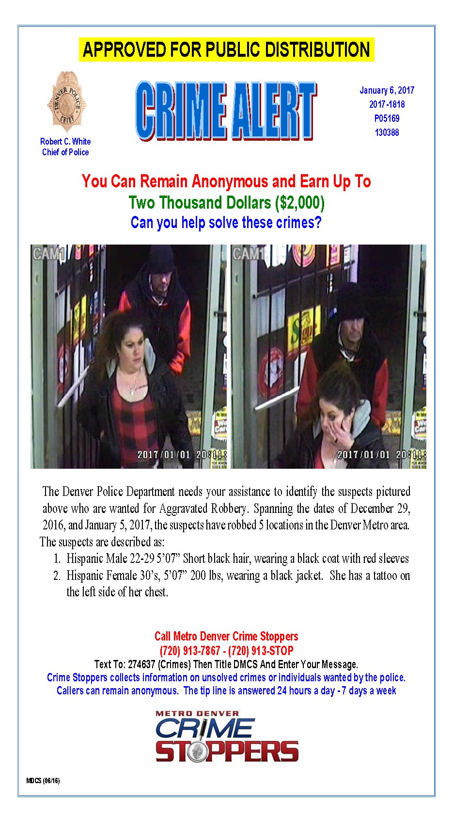 Denver Police Dept On Twitter Denver Do You Recognize These