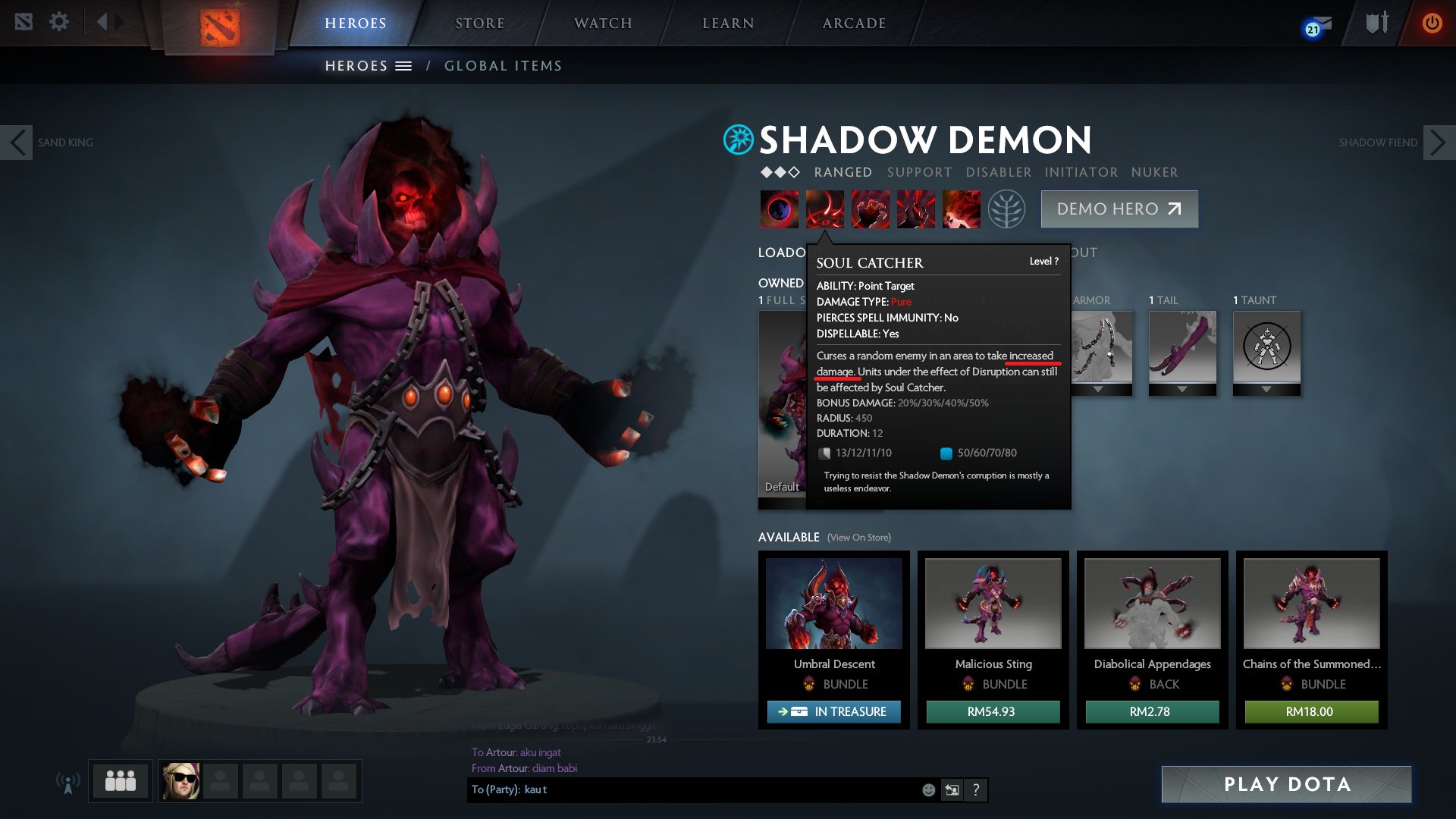 Shadow Demon Abilities