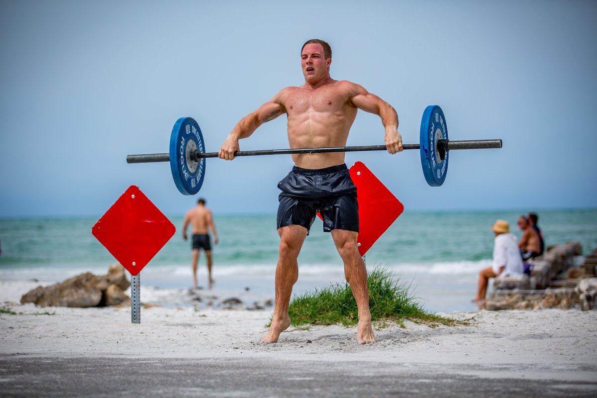.nohlsen, working out on a beach. CrossFit wishitwassummer | CrossFit ...