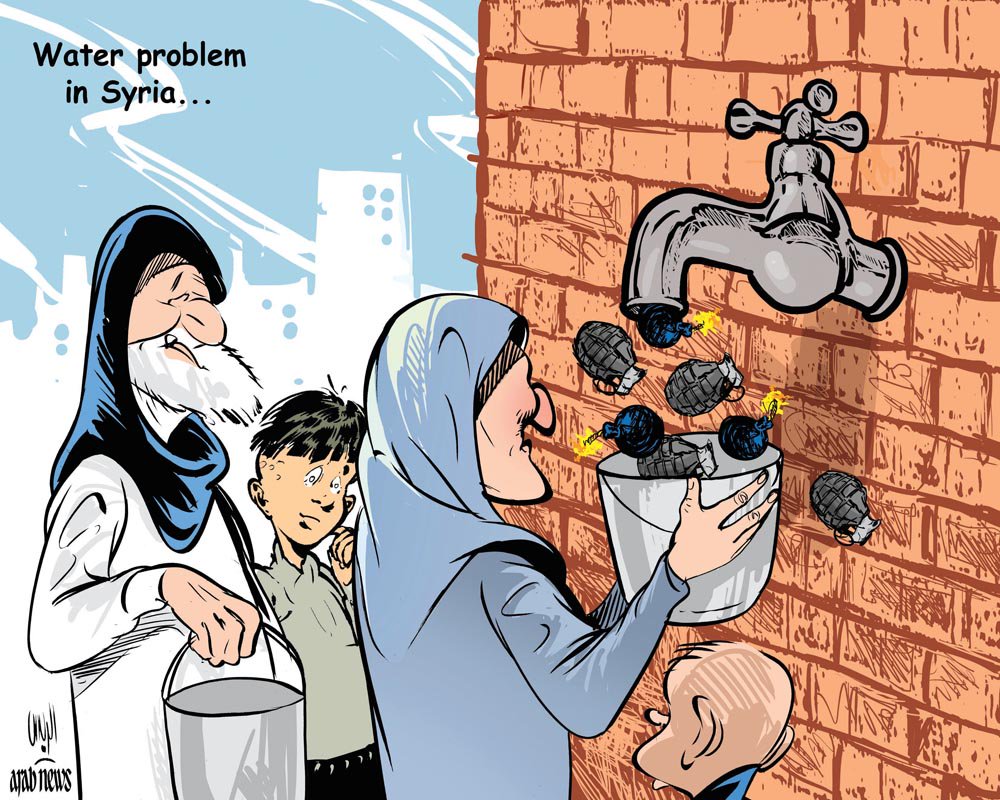 Water Scarcity Cartoon
