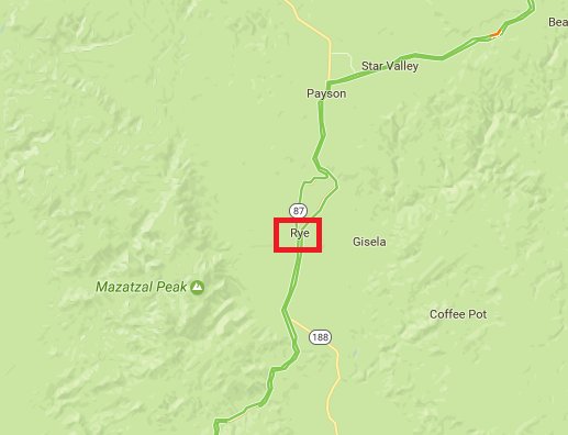 Here's a map showing where a semi fire has closed southbound SR 87 near ...