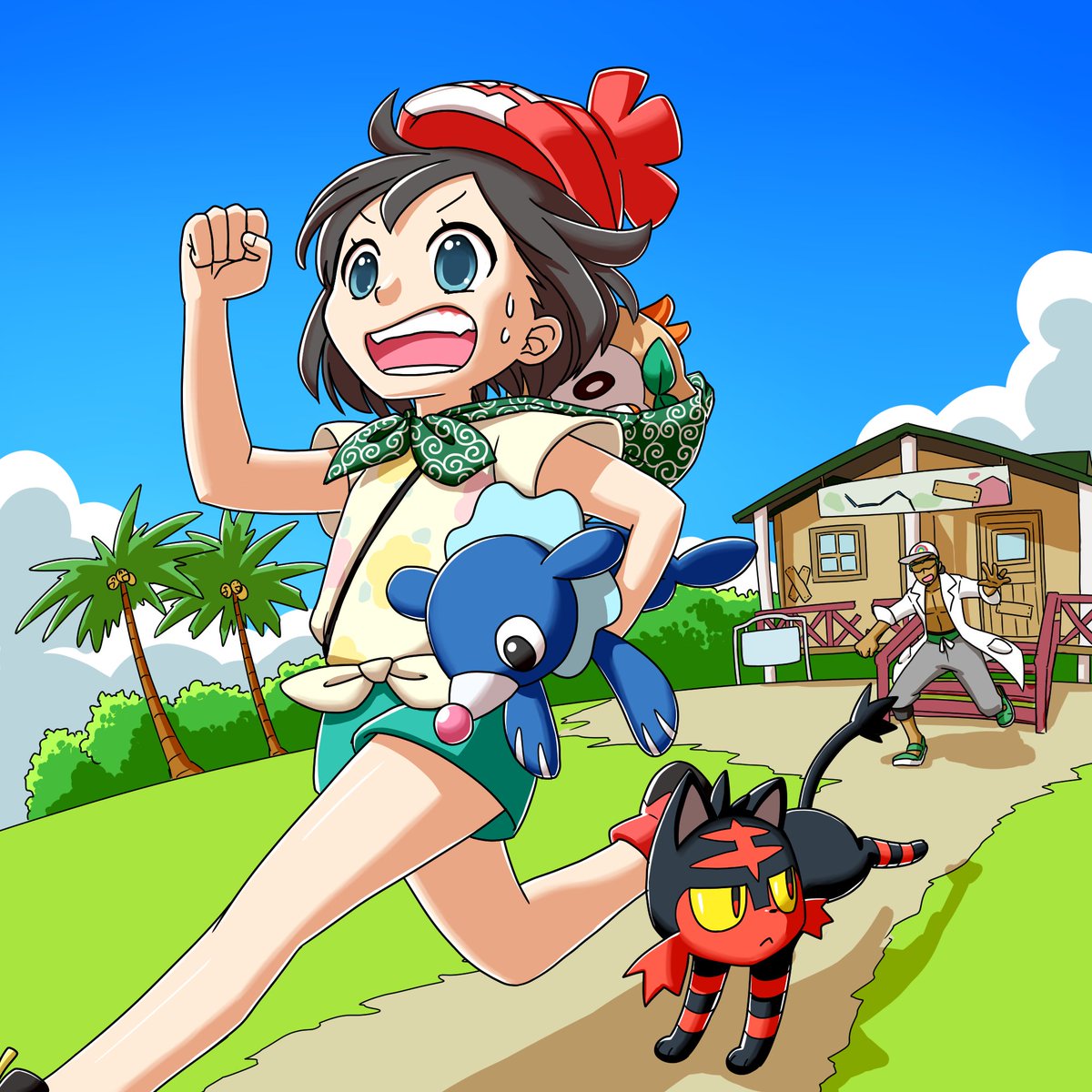 'HEY! You're only supposed to pick one of them!' By Yuma. : r/Pokemonart