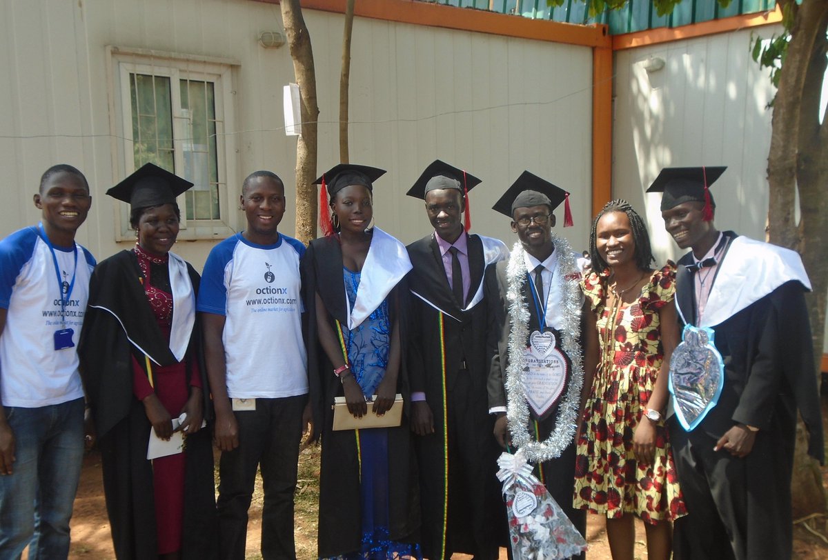Last week, workers in Uganda graduated w/ University degrees, using ...