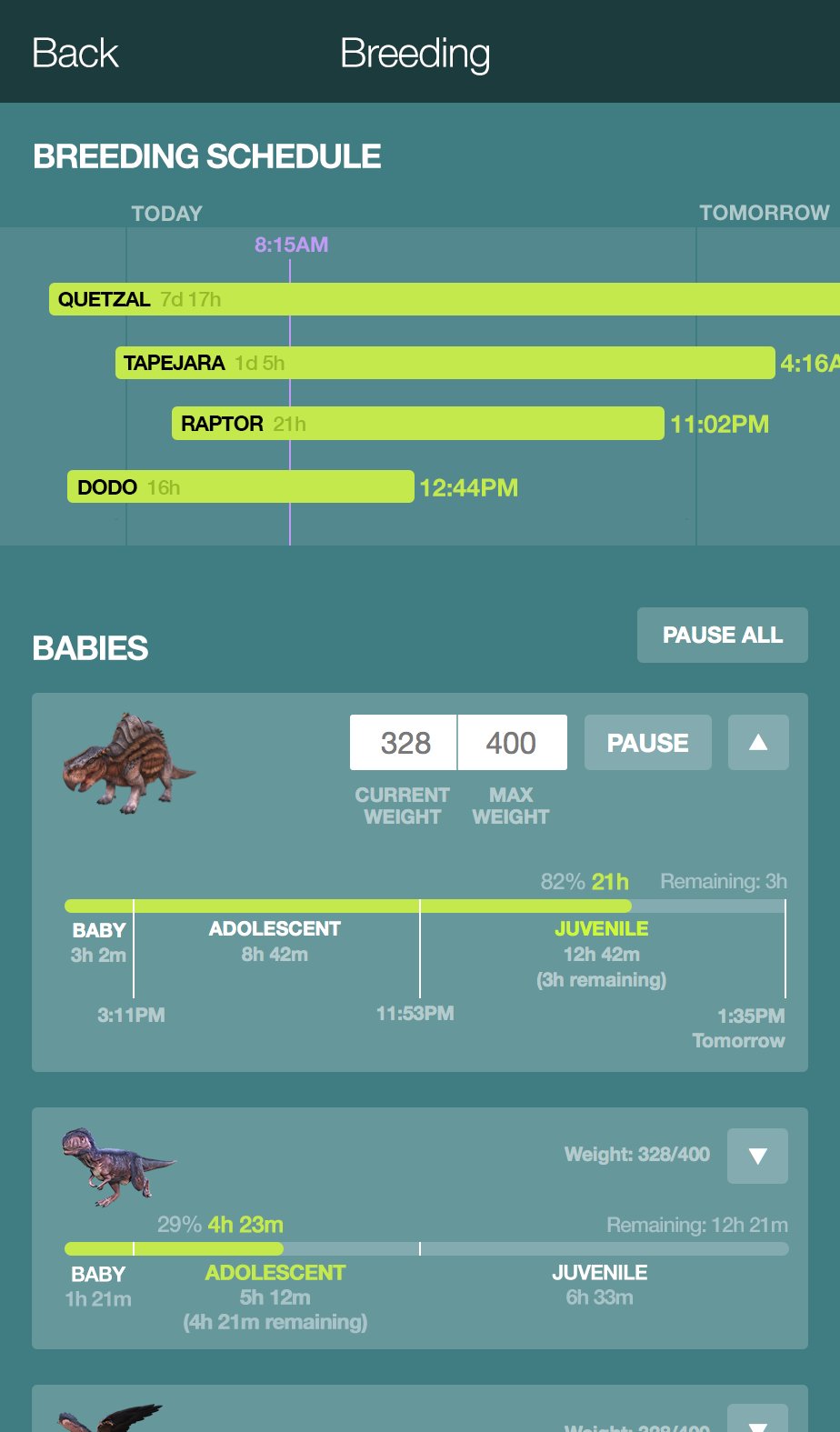 Dododex 🦤 on Twitter: "Concept design for Dododex's upcoming breeding planner! Details on Reddit ...