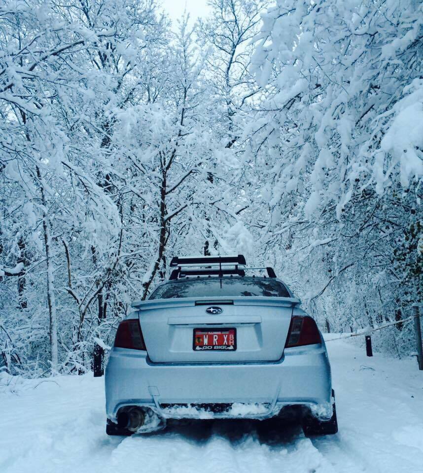 Subaru Wrx Snow Wallpaper