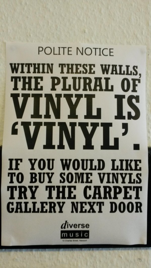 The plural of vinyl is vinyls | Page 3 | Steve Hoffman Music Forums