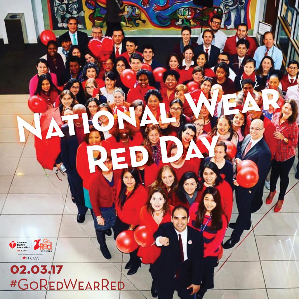 Mark your calendar! National Wear Red Day is Feb 3rd. Show your support ...