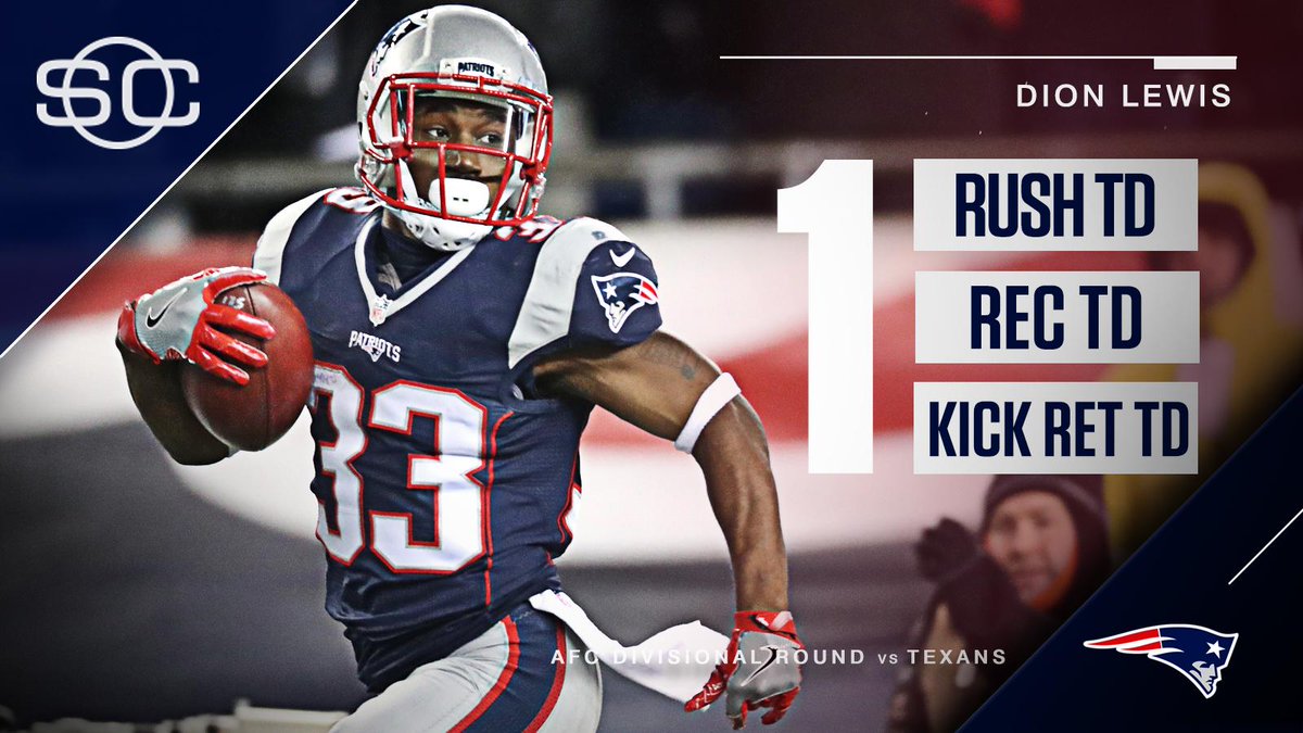 Dion Lewis is the 1st player in NFL postseason history to have a Rush ...