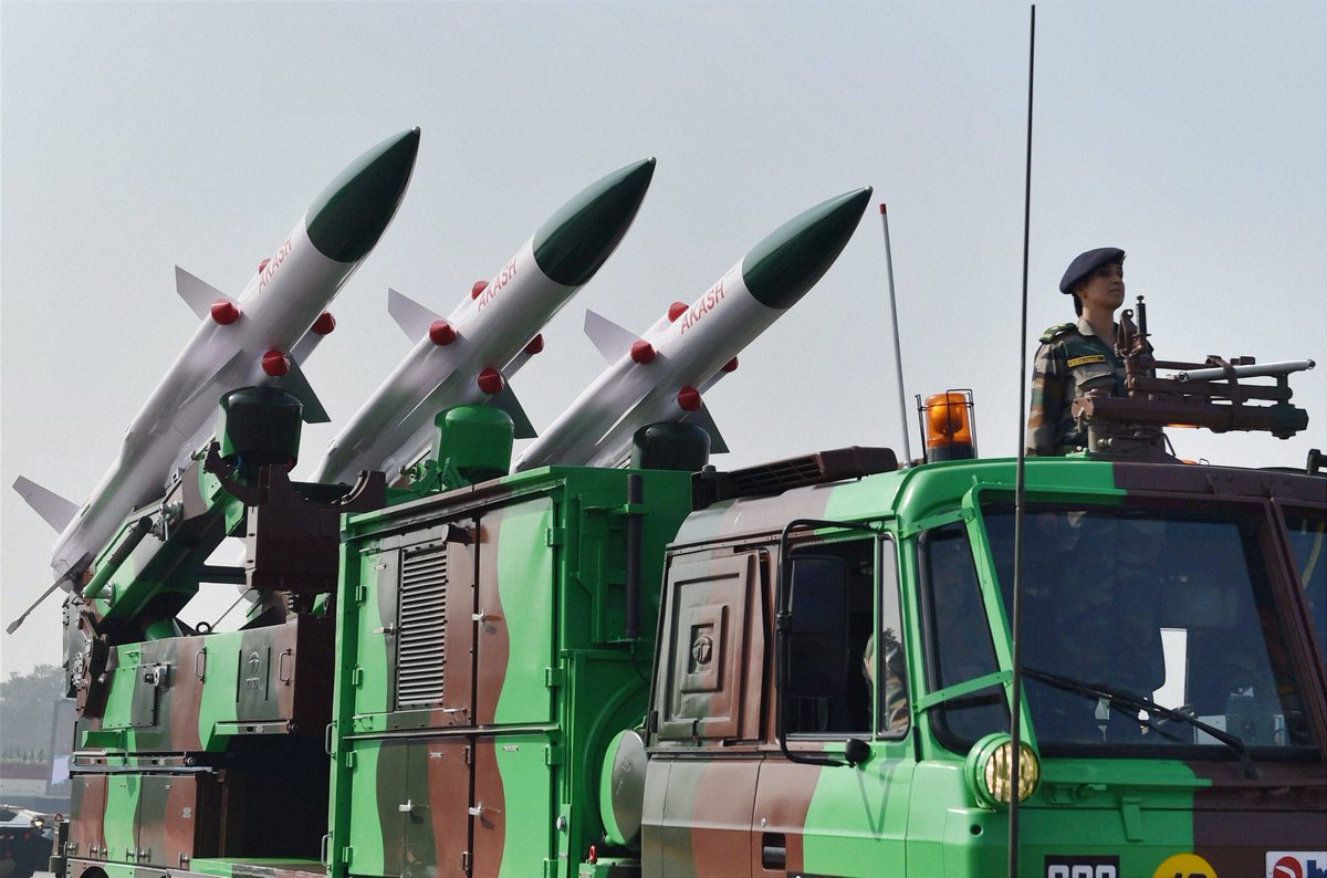 Brahmos Weapon, Akash Missile System on display at ArmyDay parade ...