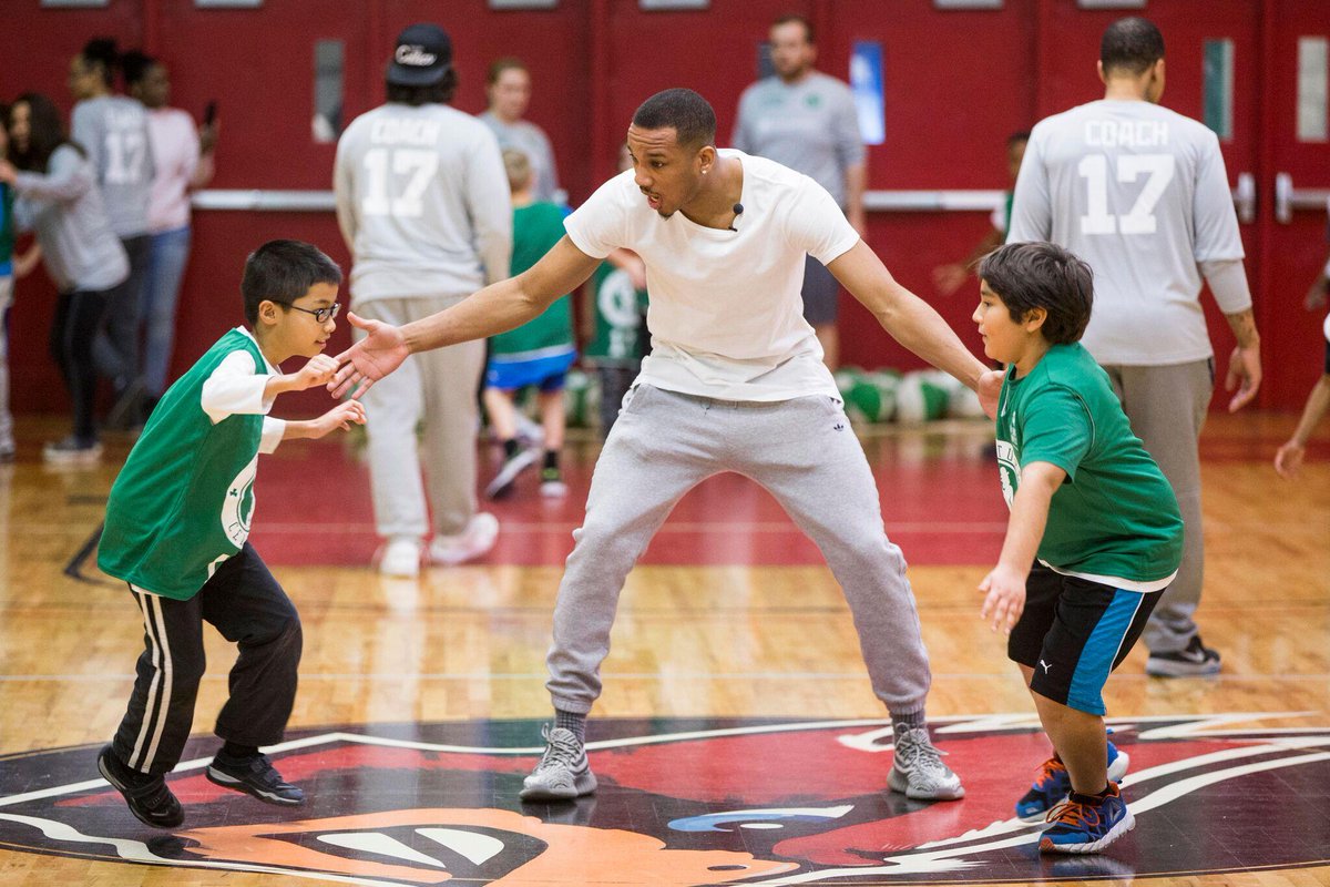 AB leads training for the Future Celtics program presented by New ...