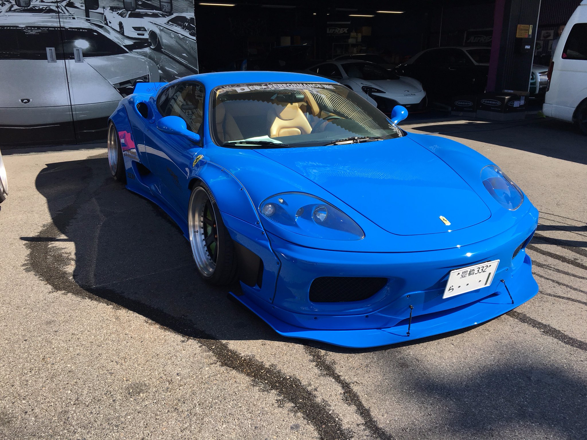 Liberty Walk LB-WORKS Widebody Kit For Ferrari 360 Bulletproof ...