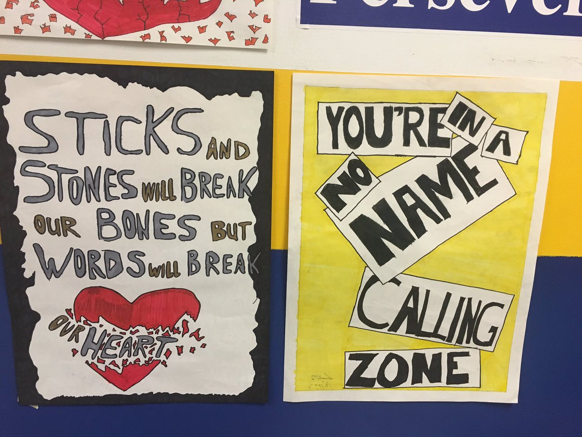 No Name Calling Posters