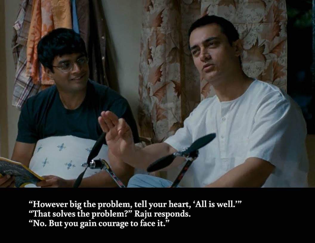 3 Idiots Quotes All Is Well